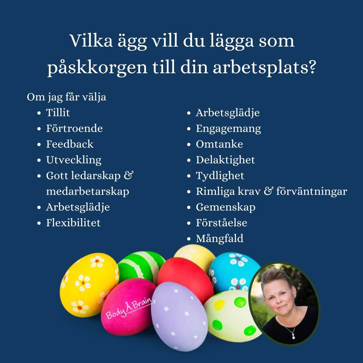 Lägg rätt ägg i korgen och skapa en attraktiv arbetsplats